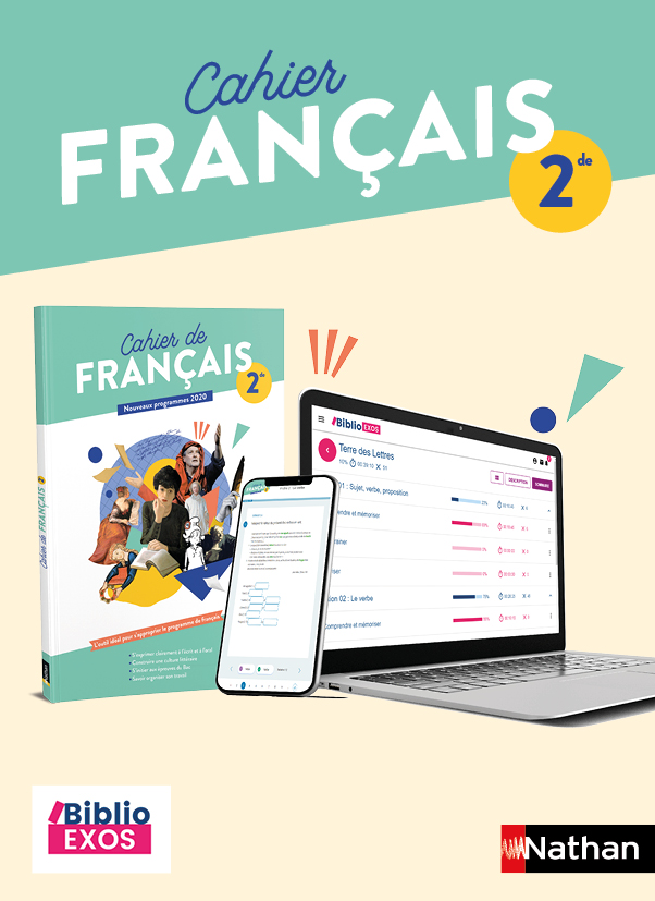 Cahier de Français 2de - cours sur mCourser