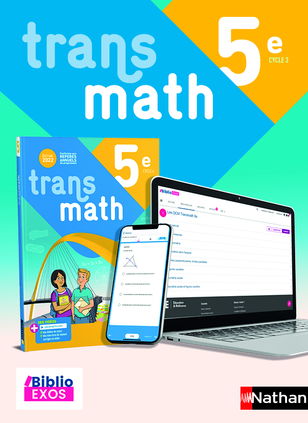 Les QCM Transmath 5e - cours sur mCourser
