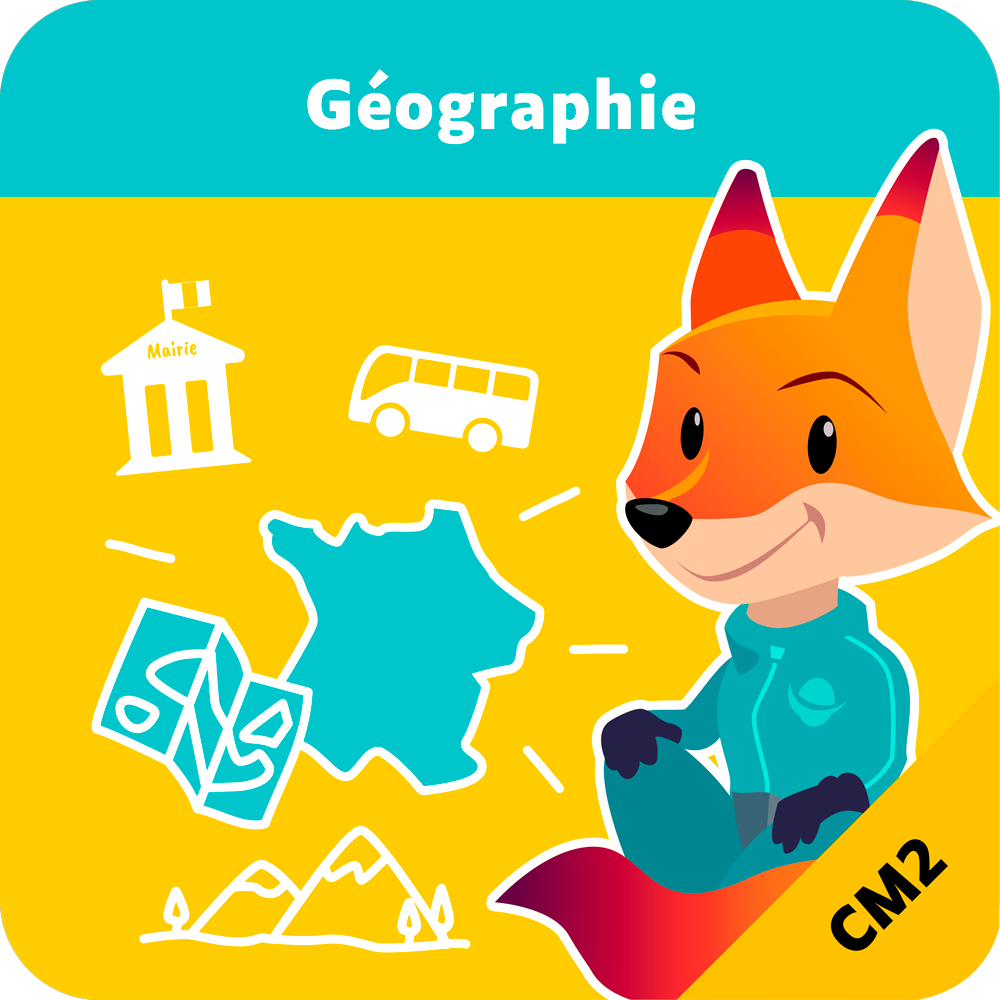 Géographie CM2 - cours sur mCourser